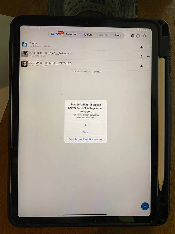 Gültigkeitsdauer von Zertifikaten - General - Libre Workspace Forum
